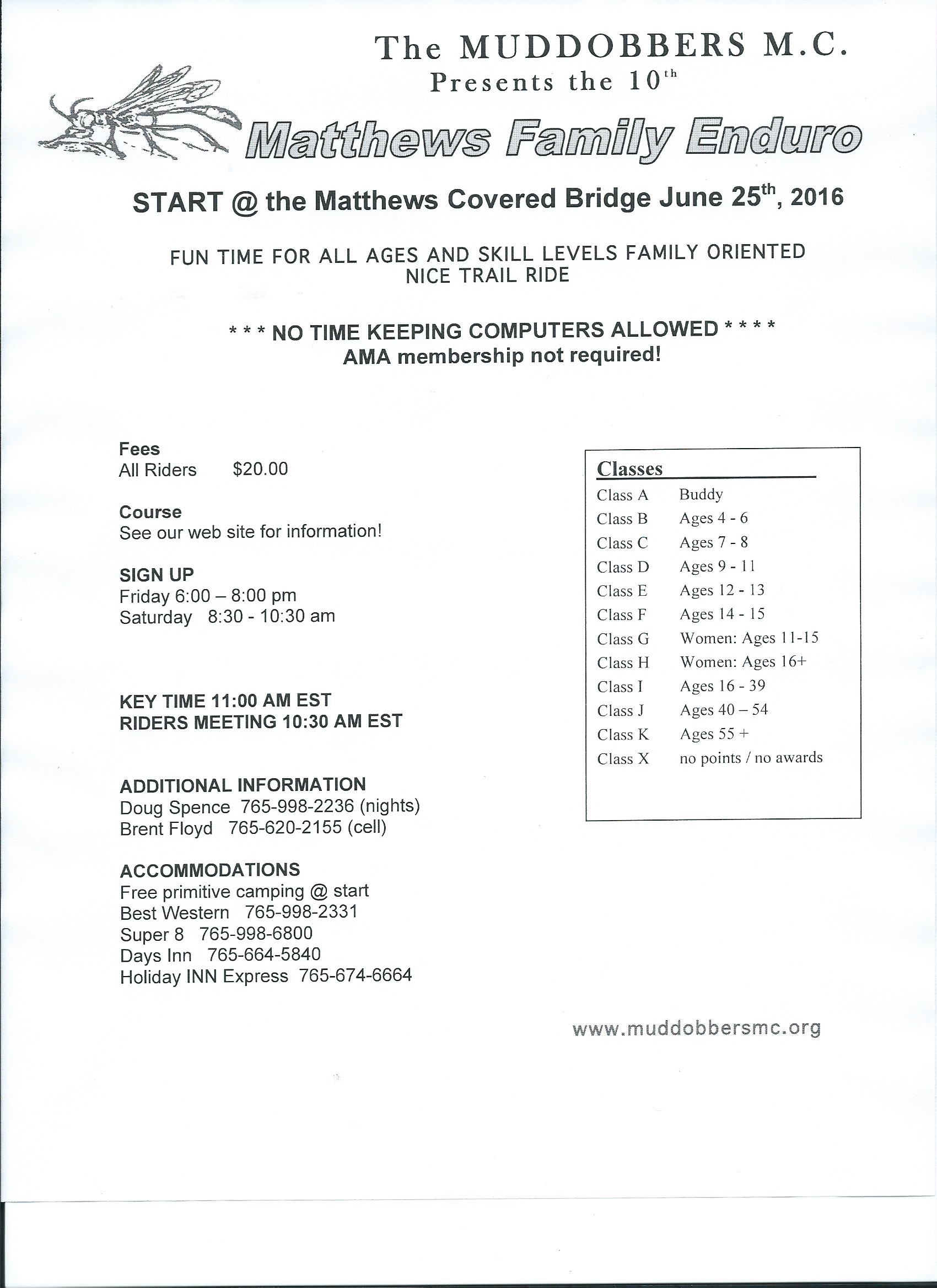 2016 Muddobber Family Enduro – Muddobbers Motorcycle Club